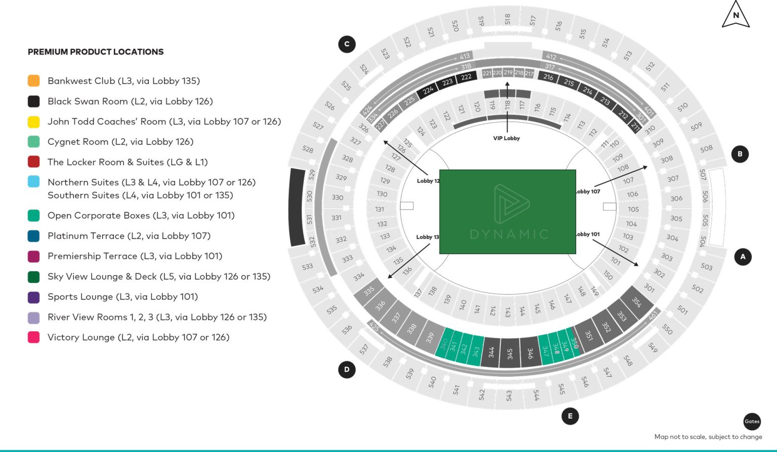 2025 Official State of Origin Perth Corporate Box at Optus Stadium